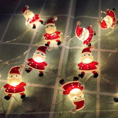 Cina Luci di Natale a LED rosso Uomo di neve a corda Babbo Natale Stella Prodotto decorativo per le vacanze in vendita
