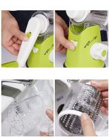 China Stainless Steel Manual Vegetable Slicer Multi-Function Rotary Grater 185x125x240mm for sale