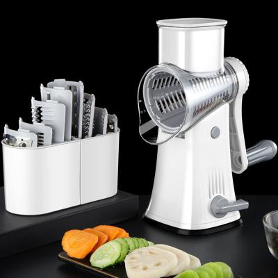 Cina Multifunzione 5 in 1 vegetal chopper slicer con grater tipo tamburo rotativo in vendita