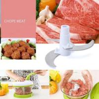 China Multifunctional Hand-Operated Vegetable Chopper Meat Grinder 19x18.5x14.5cm PP Stainless Steel for sale