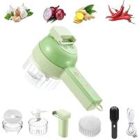 China Multifunctional Vegetable Cutter Set 17x9.5x8cm ABS PP PC Stainless Steel Custom Logo for sale