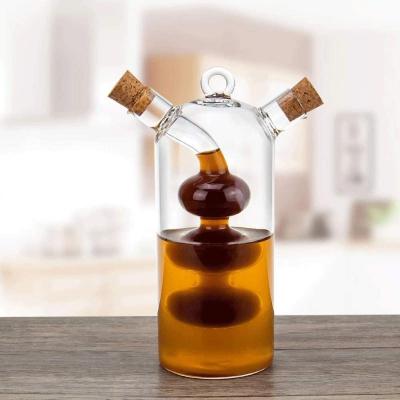 Cina Contenitore da cucina in vetro trasparente con bolla 2 in 1 per separare il bollitore e la bottiglia in vendita