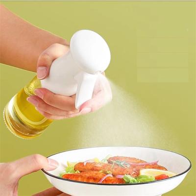 China Customized Logo 230 ML Glass Vinegar Sprayer Olive Oil Spray Bottle Mister for Home Tools for sale