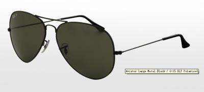 China Large Metal LAYBONE Aviator Shield Sunglasses RB3025 002 / 58 for sale
