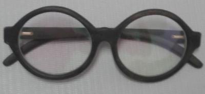China New Fashion Black Round Buffalo Frames Ox Horn Optical Frames Handmade Eyeglasses for sale