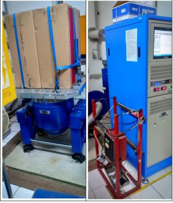 China 1.6m/s 3500Hz Electromagnetic Transportation Simulation Vibration Testing Table for sale