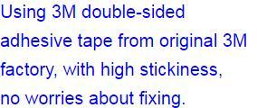 3M double-sided adhesive tape work with Tangle Free Cord Retractor