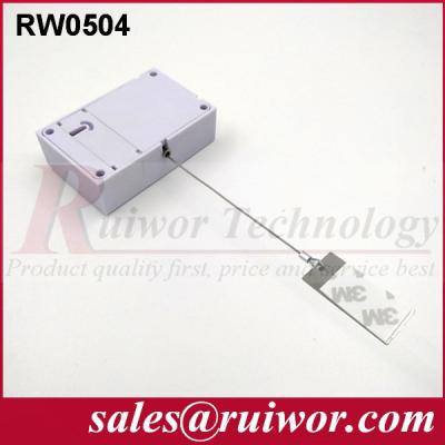 China RUIWOR RW0504 Cuboid Cable Retractor with Sticky Dog Tag End for sale