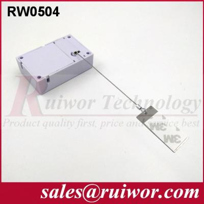 China RUIWOR RW0504 Cuboid Cable Retractor with Sticky Dog Tag End for sale
