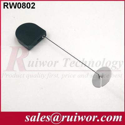 China RUIWOR RW0802 D-shaped Mini Pull Box with Mucilaginous ABS Plate End for sale