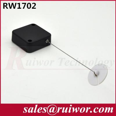 China RUIWOR RW1702 Square Cable Retractor with Adhesive ABS Plate End for sale