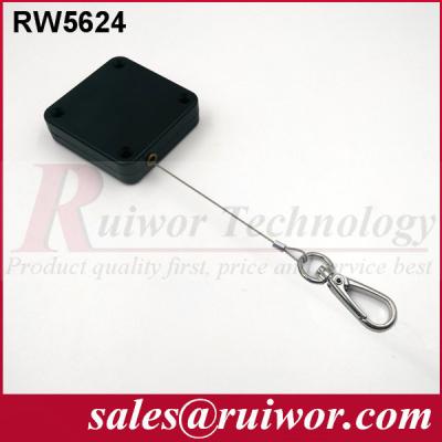 China RUIWOR RW5624 Square Multi-purpose Pull Box with Hook End Retracting forces MAX 2.5LB/ Cable length MAX 400CM for sale