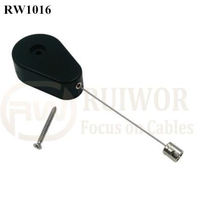 China RW1016 Drop-Shaped Retail Retractable Security Tether Plus Side Hole Hardwar Terminal for sale