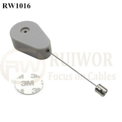 China RW1016 Drop-Shaped Retail Retractable Security Tether Plus Side Hole Hardwar Terminal for sale