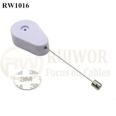 China RW1016 Drop-Shaped Retail Retractable Security Tether Plus Side Hole Hardwar Terminal for sale
