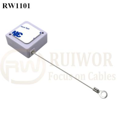 China RuiWor RW1101 Slow Retract Anti Theft Retractable Pulling Box With Ring Terminal For Open Sale Secure Or Home Items Positioning for sale