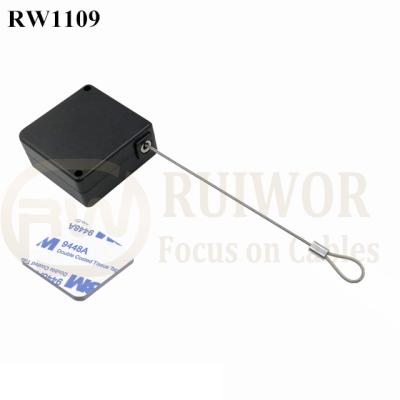 China RW1109 Square Retail Security Tether Plus Size Customizable Fixed Loop End for sale