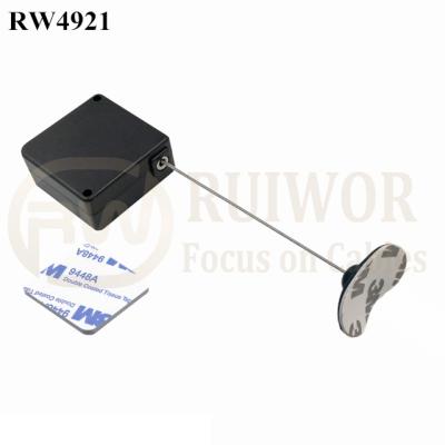 China RW4921 Square Ratcheting Retractable Tether Plus Ratchet Function And 33x19MM Oval Sticky Flexible Rubber Tips for sale