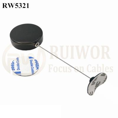 China RW5321 Round Security Display Tether Plus 33X19MM Oval Sticky Flexible Rubber Tips for sale