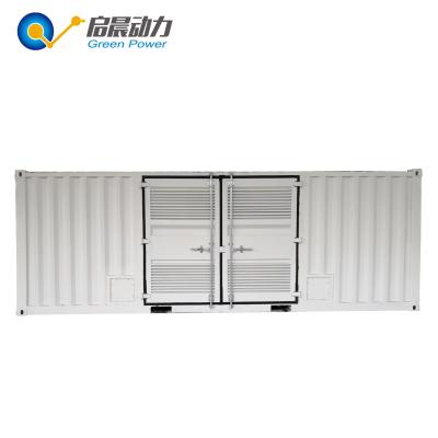 China Energy Saving 50 / 60Hz Open Type Biogas Driven Generator 800kVA Te koop