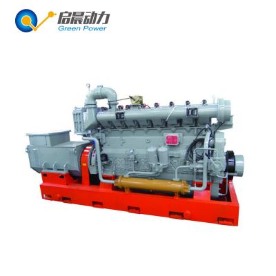 China Energy Saving 50 / 60Hz Open Type Biogas Driven Generator 800kVA Te koop