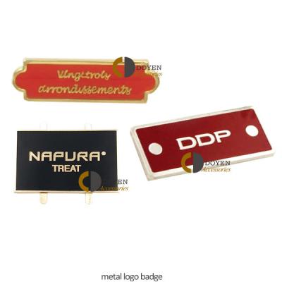 China luggage accessory metal name tag leather name tag pvc handbag logo labels supplier for sale