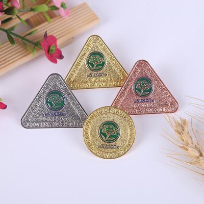 China Quality metal badge pin Custom Golden Sliver Rose Golden Fashion Red for sale