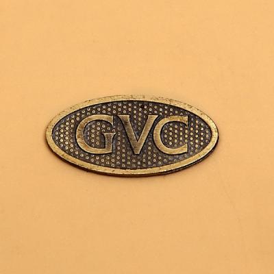 China Metal Logo Tag Door Brand Personalized Custom Furniture Label Copper Bronze Made to Order for sale