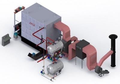 China Het chemische van het de Boilersysteem van de de Industrie Thermische Olie Merk van de de Steenkoolbrandstof EPCB Te koop