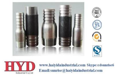 China Galvanized black carbon steel nipple China factory for sale