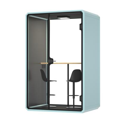 China Blue Model M Noise Insulation Pod Booth For Office Home Airport for sale