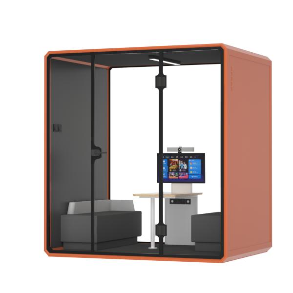 Quality Durable Modern Soundproof Meeting Pods Wall Mount Office Modular Acoustic Booth for sale