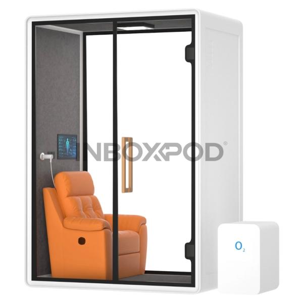 Quality Compact Personal Soundproof Sleeping Pod Single Seat Oxygen Pod for sale