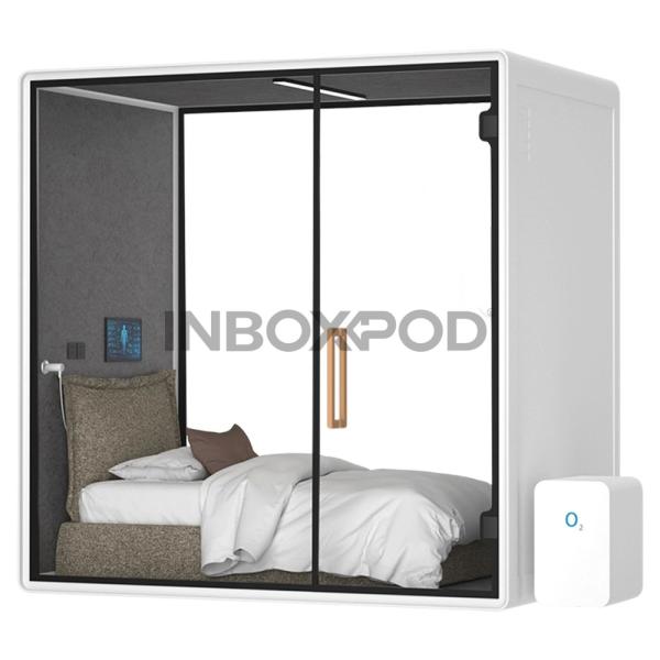 Quality Immersive Sound Proof Sleeping Pod Single Bed Oxygen Pod Therapy​ for sale