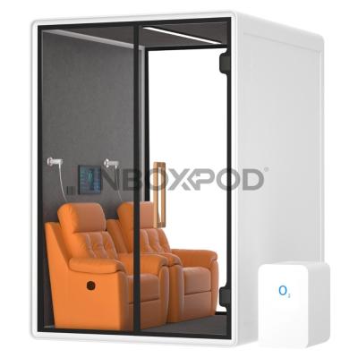 China Double Seat Oxygen Soundproof Pod For Group Therapy Relaxation for sale