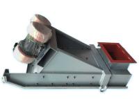 China Eccentric Block Vibratory Tray Feeder , Improved Powder Feeder Machine Flat for sale