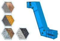 China Vertical Cleated Incline Conveyor , Variable Speed Belt Conveyor Sludge Lifting for sale