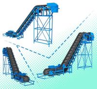 China DJ Type Large Angle Vertical Sidewall Belt Conveyor For Coal Aggregate for sale