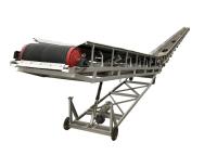 China Adjustable Lifting Height Guide Chute Belt Conveyor Machine for sale