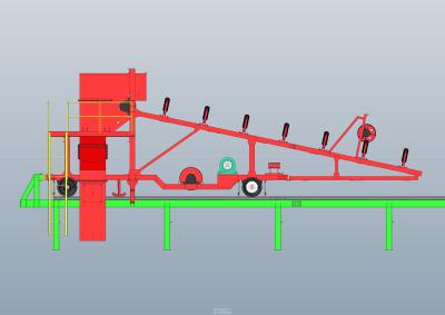 Cina Double Driving Unloading 2.2KW Belt Conveyor Machine in vendita
