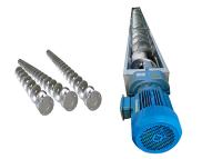 China U Shape Viscous Material Use Sludge Screw Conveyor WLS Type for sale