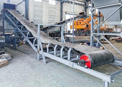 Cina Macchina nera del nastro trasportatore della sabbia di velocità dell'entrata 0.8m/s del rullo di impatto in vendita