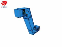Vertical Cleated Incline Conveyor , Variable Speed Belt Conveyor Sludge Lifting