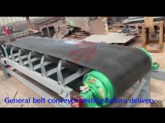 Polypropylene Belt Conveyor Machine Electric Motor Driven  500MM 650MM 800MM Width