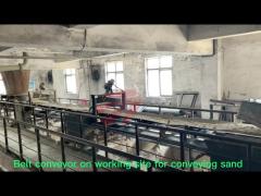 V Idler Belt Conveyor Machine High Stable Speed Long Service Life For Heavy Bulk Materials