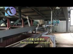 Trough Idler Roller Head Tail Unloading 1200mm Reversible Belt Conveyor