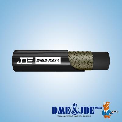 China BS EN 1360 1W Professional Wire Braided Fluid Standrad Hose 20 Bar / 290 PSI for sale