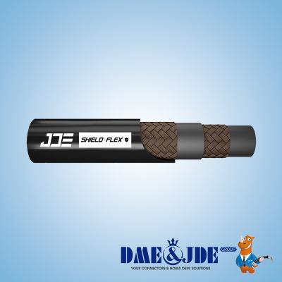 China BS EN 1360 2T Textile Braided Fluid Hose 2 Layers High Performance for sale