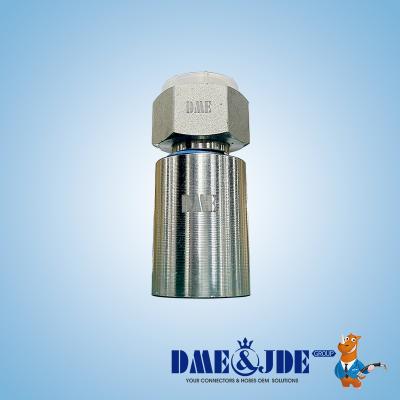 China DP1JCM Straight Connector 74° Cone Braided Hose And Spiral Hose for sale