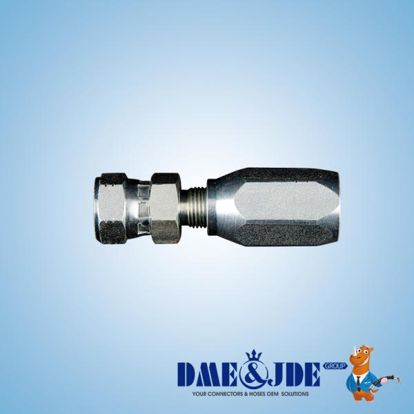 Quality DPF1T No Skive Ferrule Hydraulic Hose Fittings For SAE100 R1AT Or EN853 1SN/EN857 1SC for sale